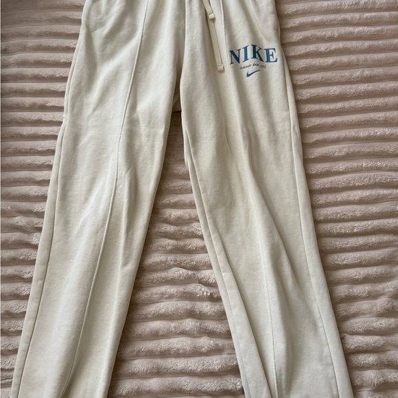 Nike | Pants & Jumpsuits | Nike Cream Track Pants | Poshmark